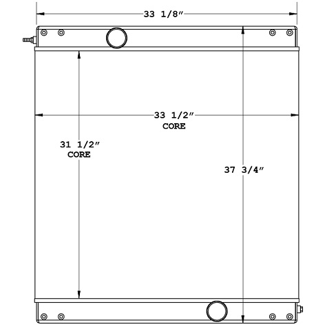 451756 - Case Wheel Loader Radiator - Radiator