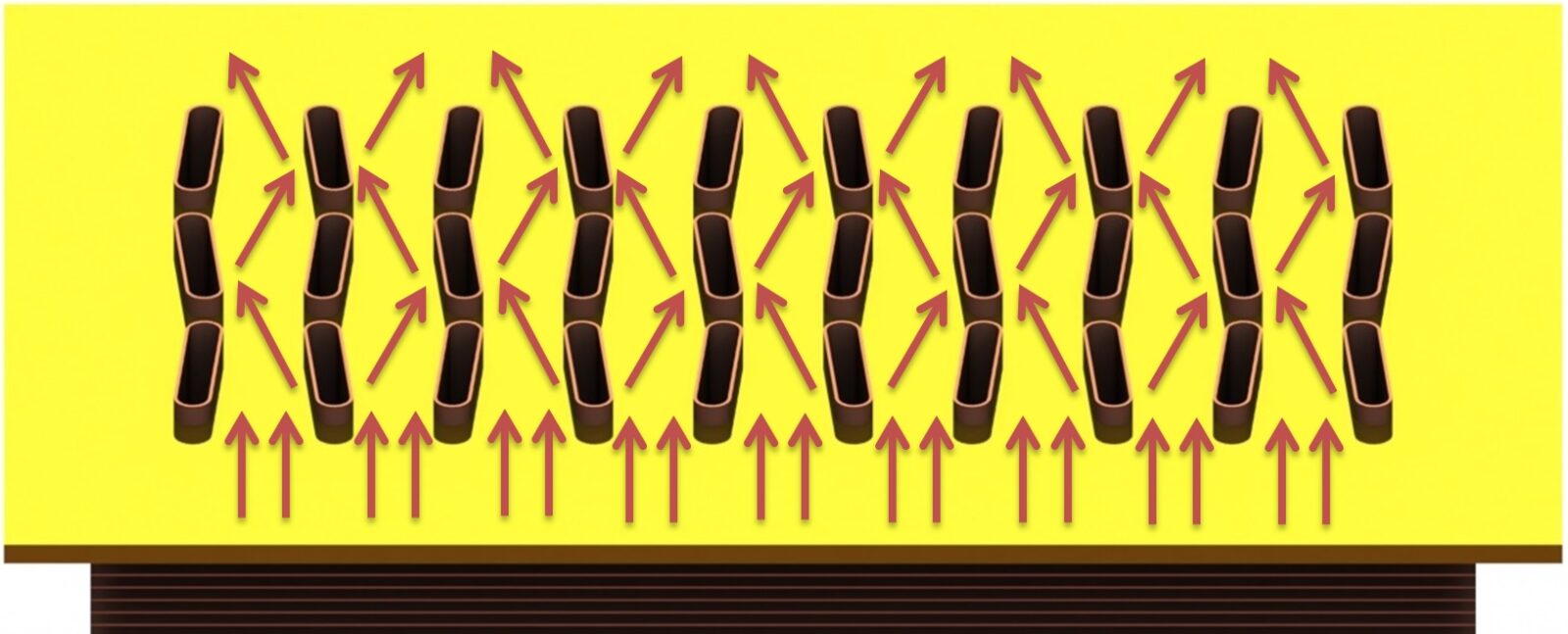 Copper Brass Cores Active Radiator